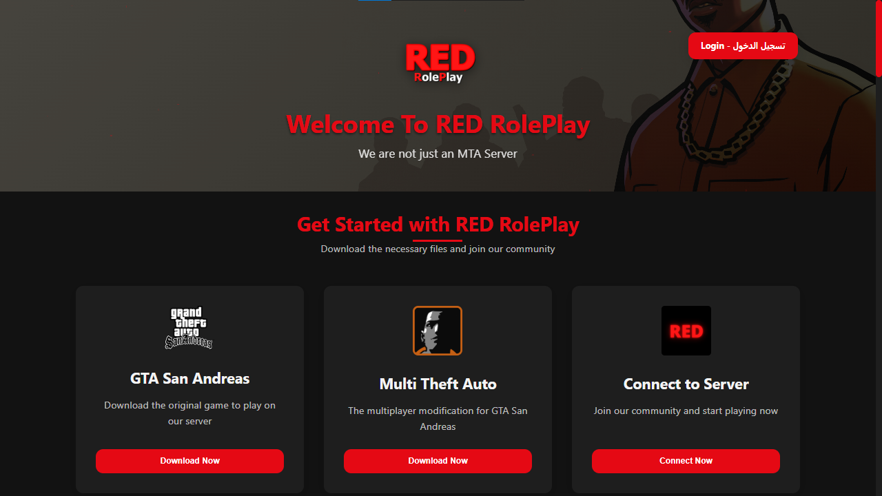 RED RolePlay - Moroccan MTA Roleplay Server